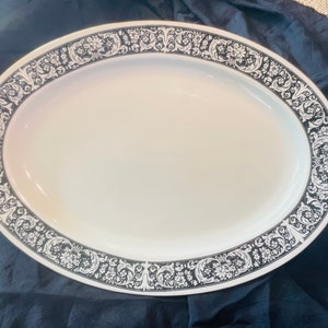 Nagara Fine China Japan Large Serving Platter White China Mid Century ...