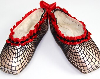 Pointe shoe art | Etsy