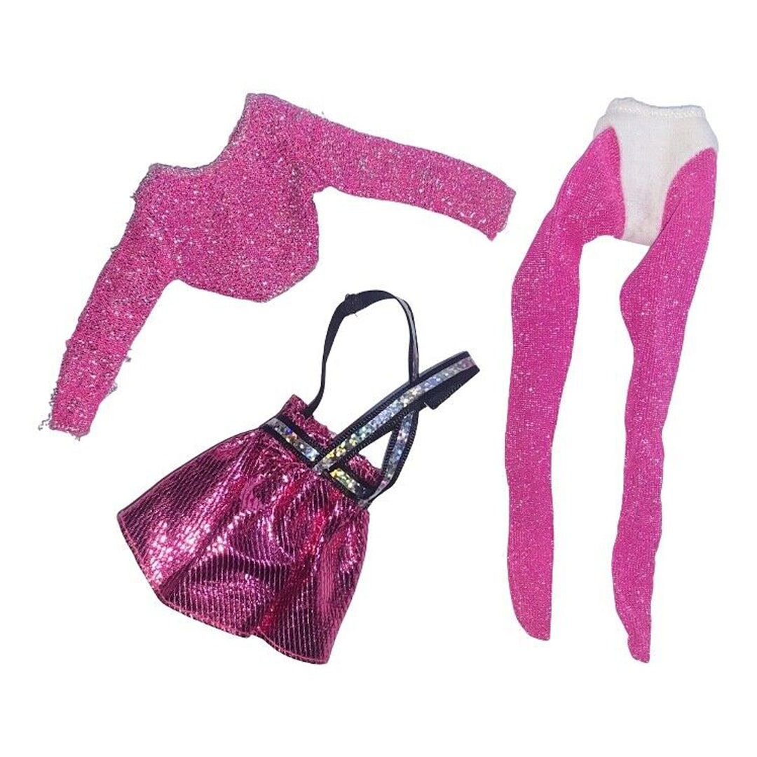 Barbie Fashion Pink Dance Moves Vintage 90s Workout Set With Shorts ...