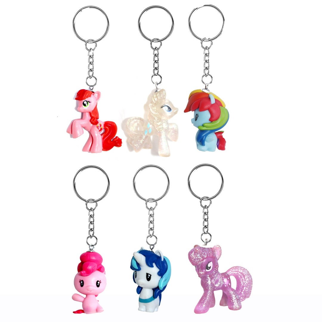 My Little Pony Keychains Pinkie Pie, Twilight Sparkle, Rainbow Dash ...