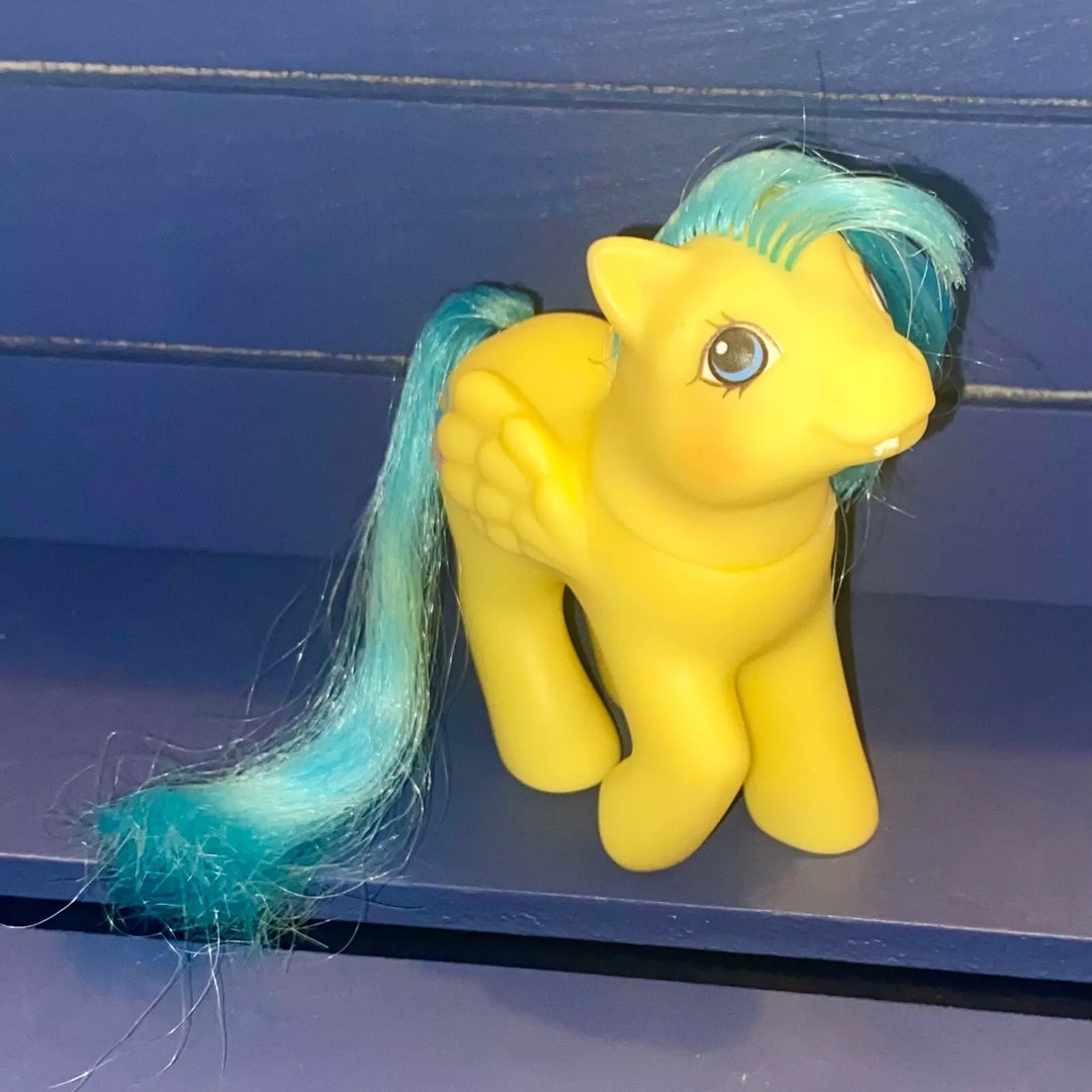Vintage G1 Baby Bouncy My Little Pony First Tooth 1986 1980s Cute Mini ...