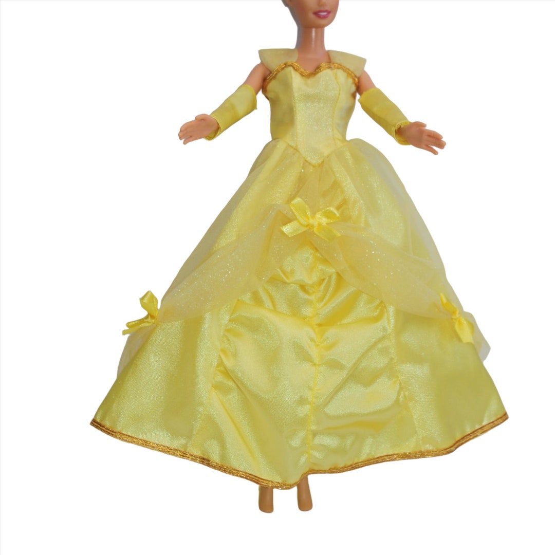 Belle Yellow Ballgown From Beauty and the Beast. 1990s Disney Doll ...