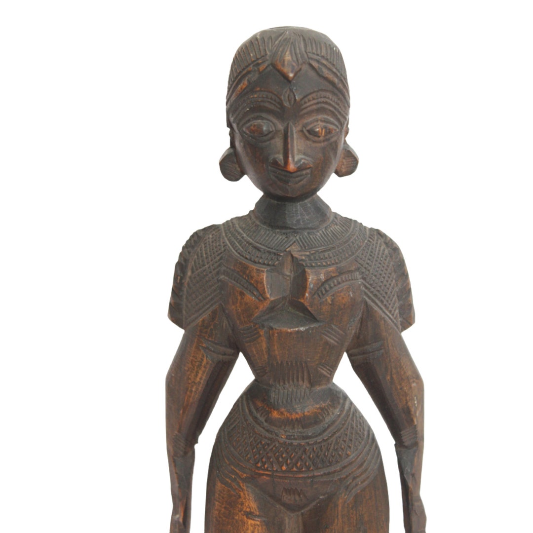 Marapachi Doll, Indian Carved Wooden Doll Marapachi Bommais - Etsy