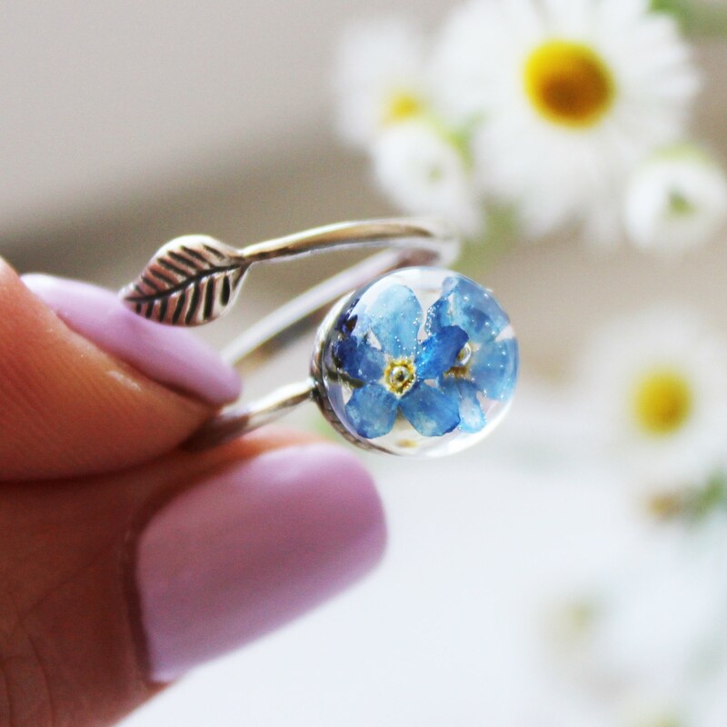 Forget Me Not Ring - Etsy