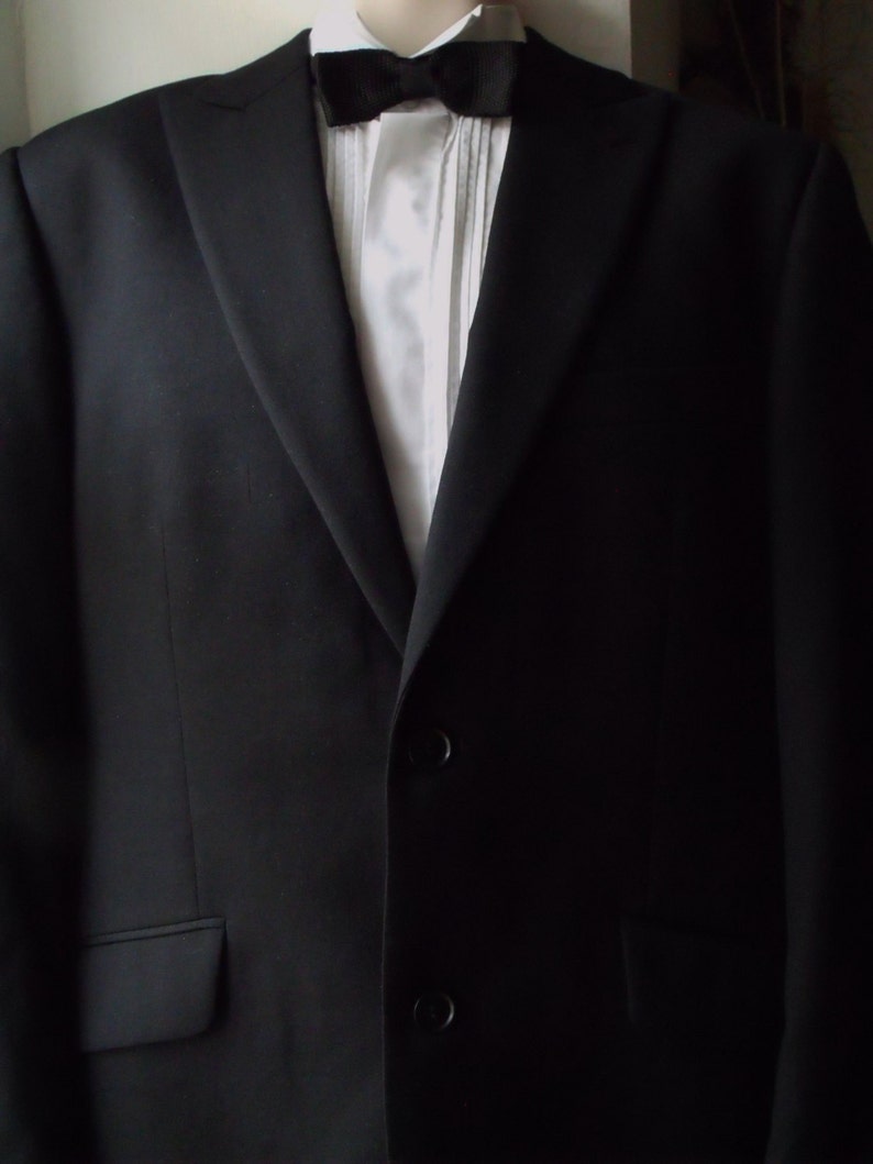 Vintage 40 102 Tuxedo Dinner Jacket French Connection 80s/90s - Etsy