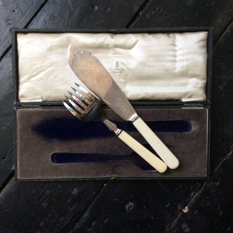 Antique Serving Cutlery by Atkins Sheffield EPA for Page - Etsy