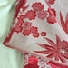 Piece of 40s/50s Red Sateen Brocade Soft Furnishing Fabric. Vintage ...