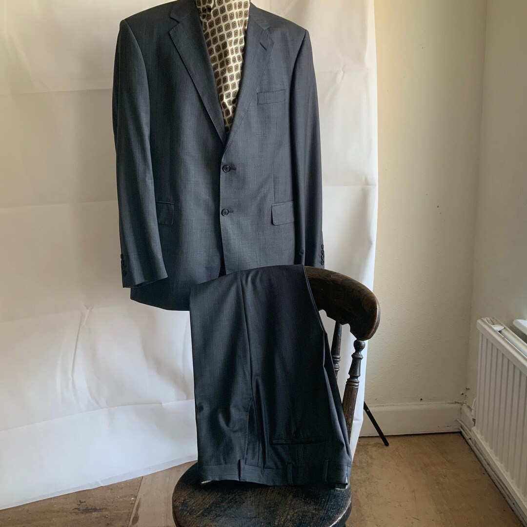 Austin Reed 44L Wool Suit Vintage Austin Reed Grey Suit. - Etsy