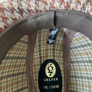Vintage tweed hat M made in Scotland Gelfer The Lomond | Etsy