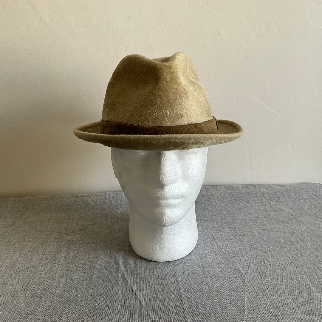 Brushed Rabbit Felt Trilby Hat, Austin Reed Regent Street, Size 7 1/8 ...