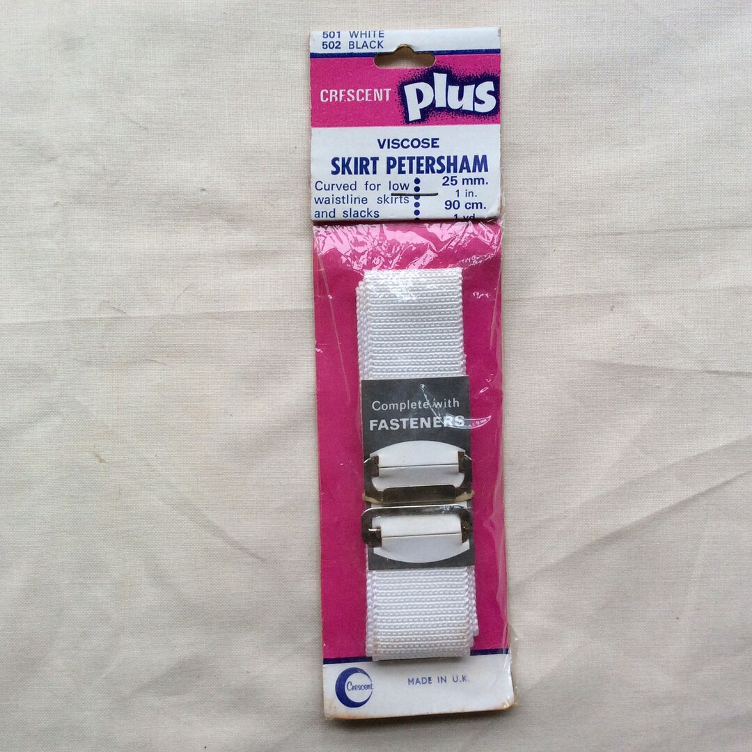 Vintage Skirt Petersham With Skirt Fastener for Skirts and Slacks. - Etsy