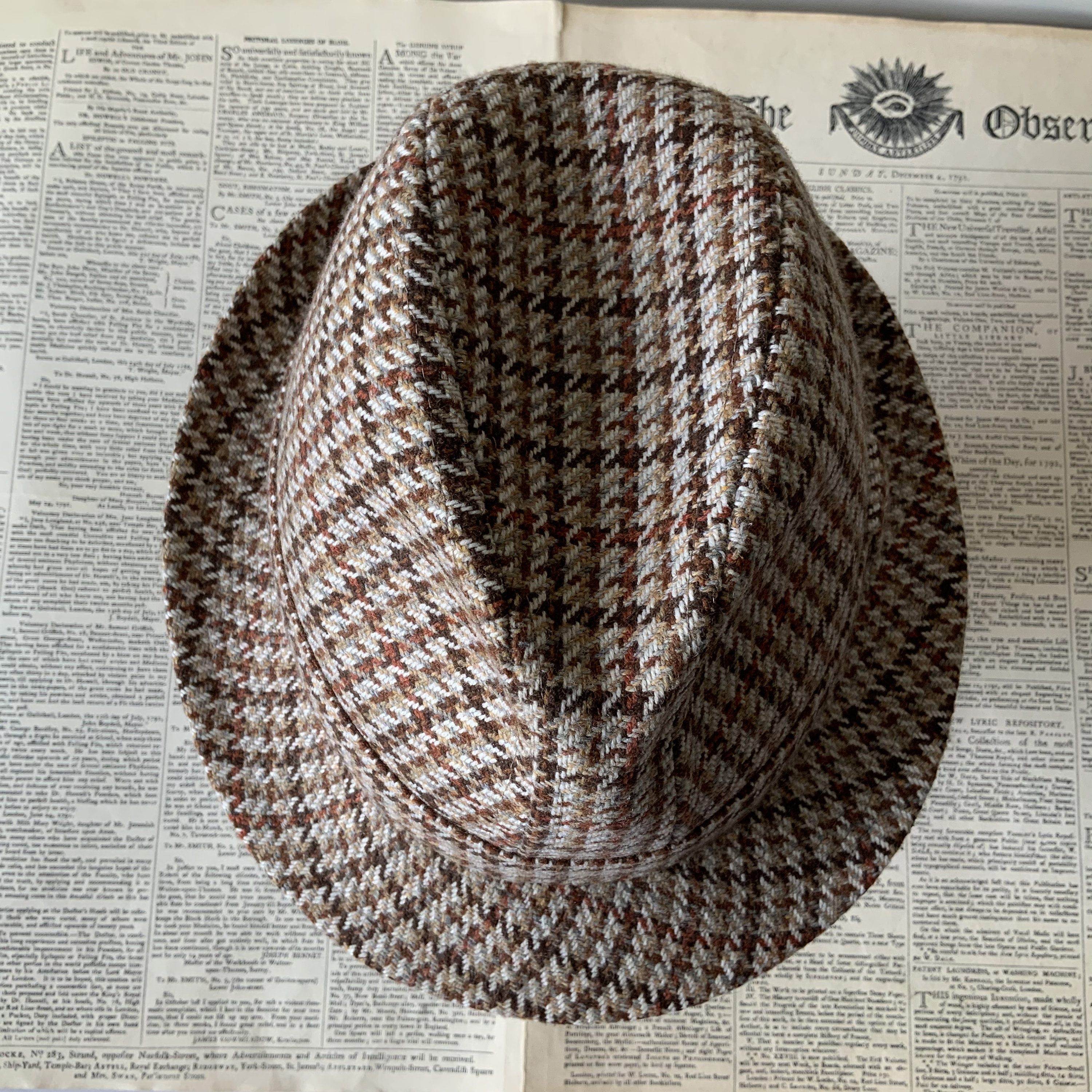 Vintage tweed hat M made in Scotland Gelfer The Lomond | Etsy