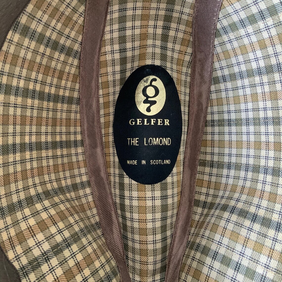 Vintage tweed hat M made in Scotland Gelfer The Lomond | Etsy