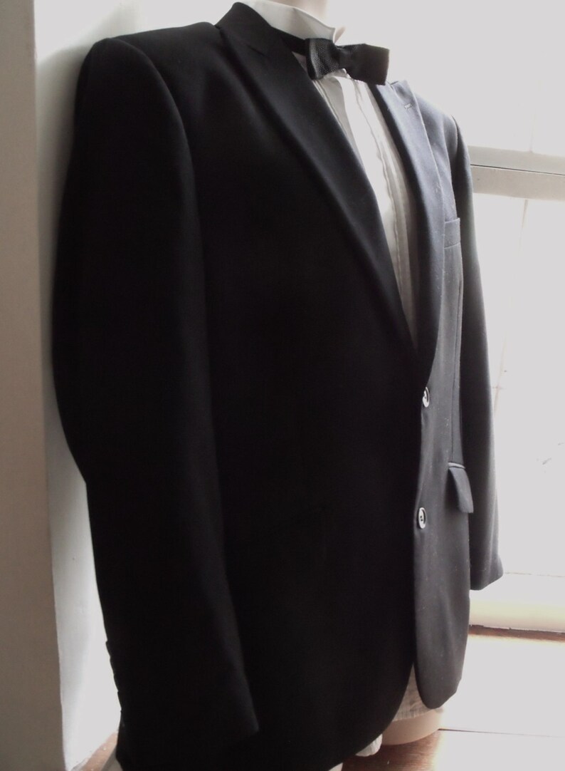 Vintage 40 102 Tuxedo Dinner Jacket French Connection 80s/90s | Etsy