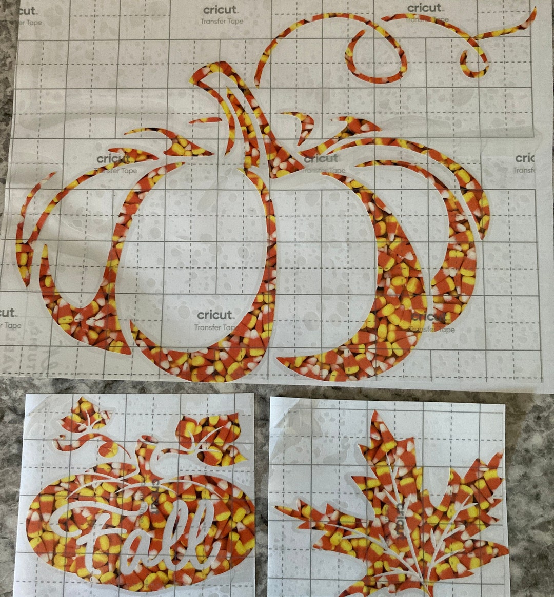 Removable Fall Pumpkin Vinyl Decals: Thanksgiving Home Decor - Set of 2 ...