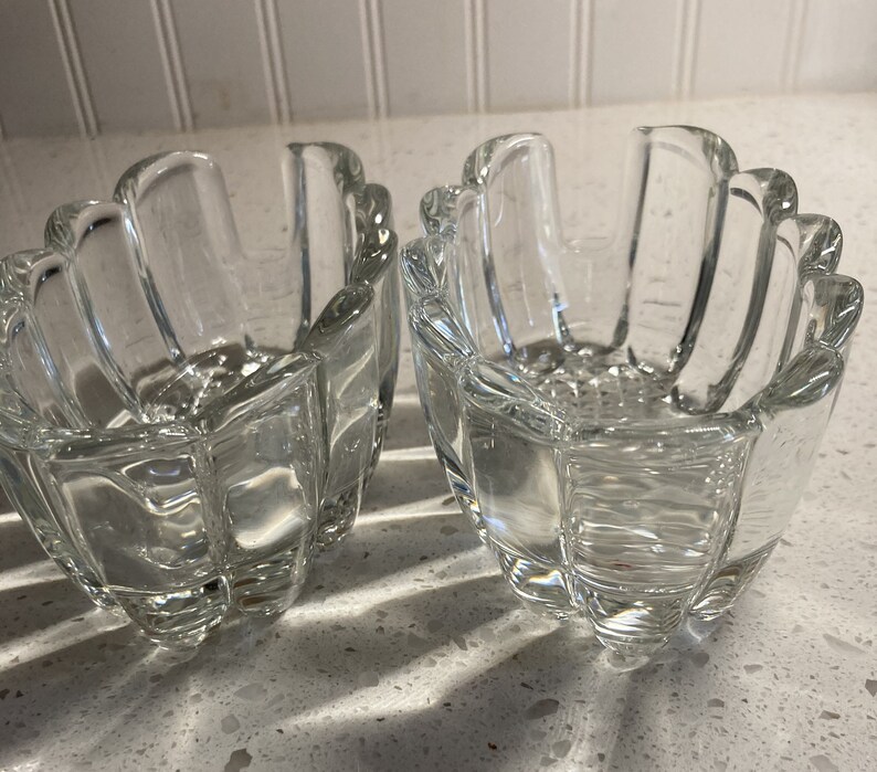 Princess House Crystal Spoon/fork Holder set of Two 2 - Etsy