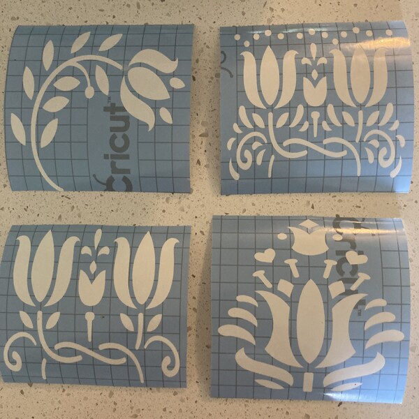 Tulip Stencil - Etsy
