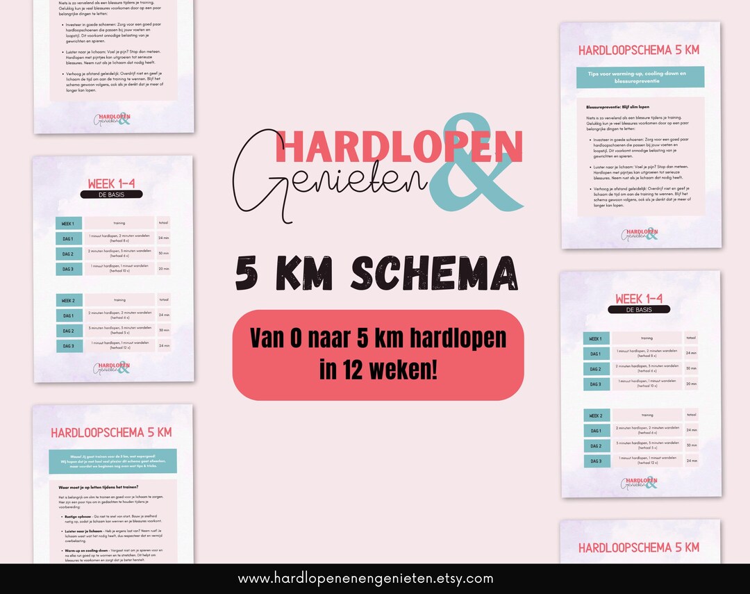 5 Km Running Schedule From Running and Enjoying, Schedule for 5 ...