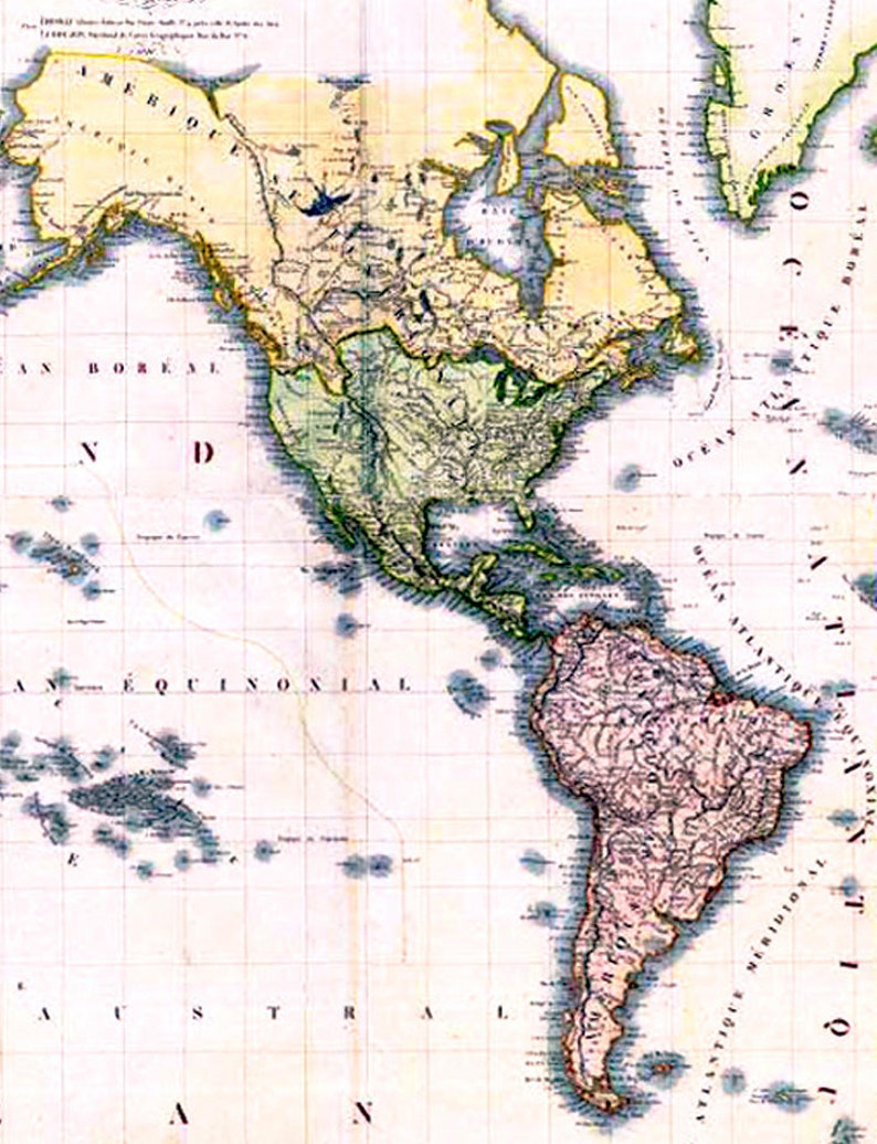 Map of the World in 1816: Facsimilie of A.H. Brue's Large Wall Map of ...
