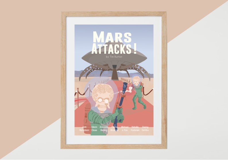 Screenprints A3 Art print Mars Attacks Art & Collectibles etna.com.pe