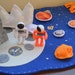 Space Felt Play Mat Small World Playscape Austronaut Rocket - Etsy