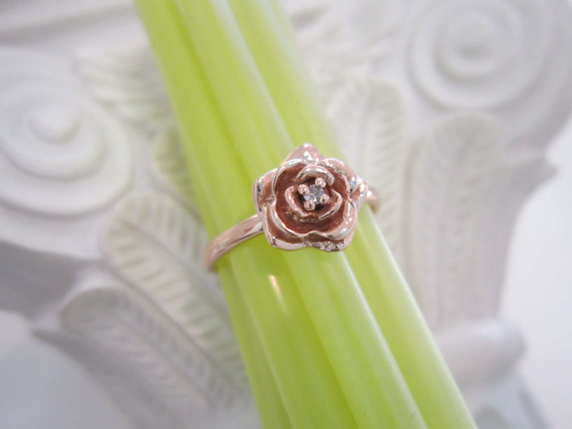 Rose Ring - Etsy