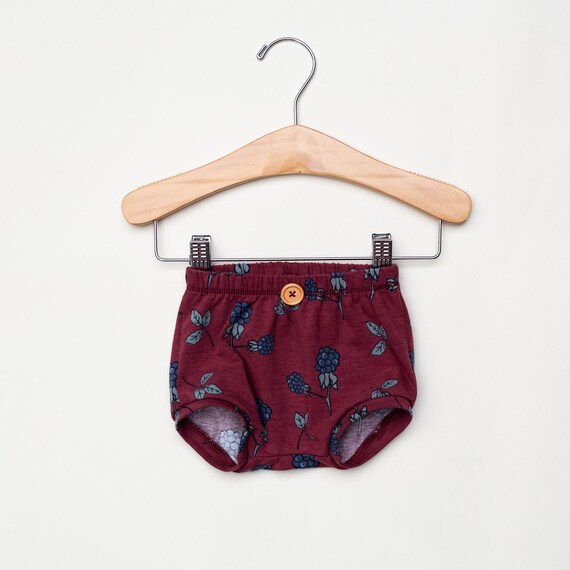 Blackberry Bloomer Organic Baby Bloomers Fall Baby | Etsy