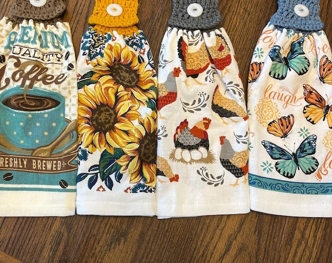 Hanging Dish Towel/hanging Towel/oven Towel/decorative Towel/coffee ...