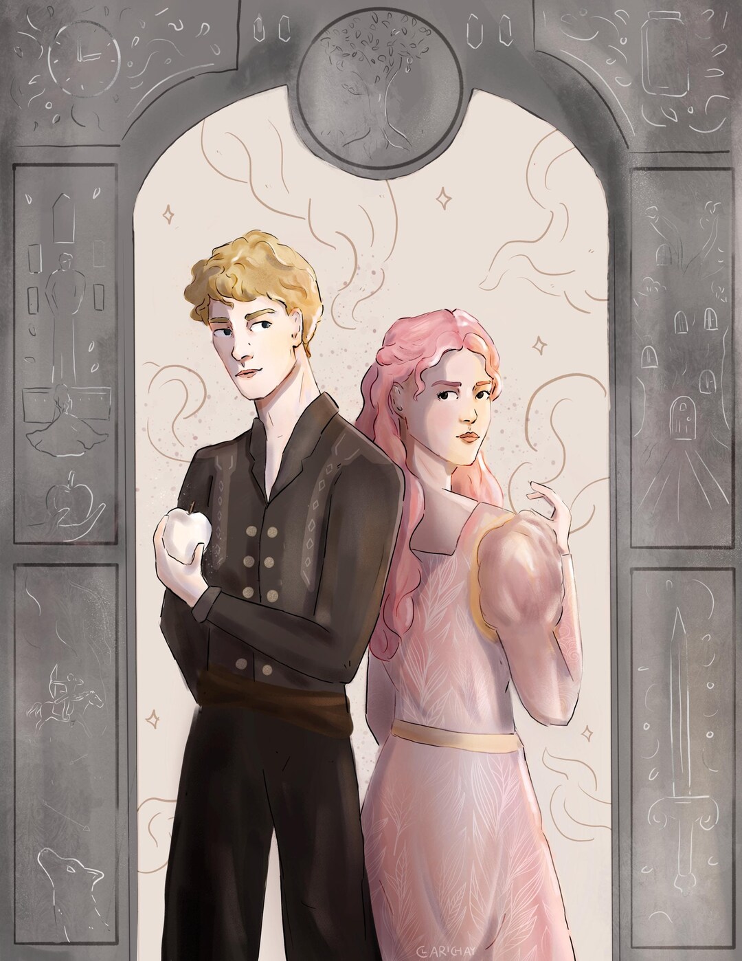 Once Upon a Broken Heart, Evajacks Art Print, Evangeline Fox, Jacks of the Hollow, Bookish Art ...