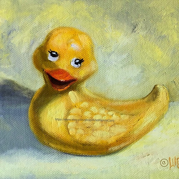 Rubber Duck Painting - Etsy