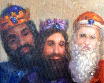 Three Wise Men Christmas Art Three Kings - Etsy