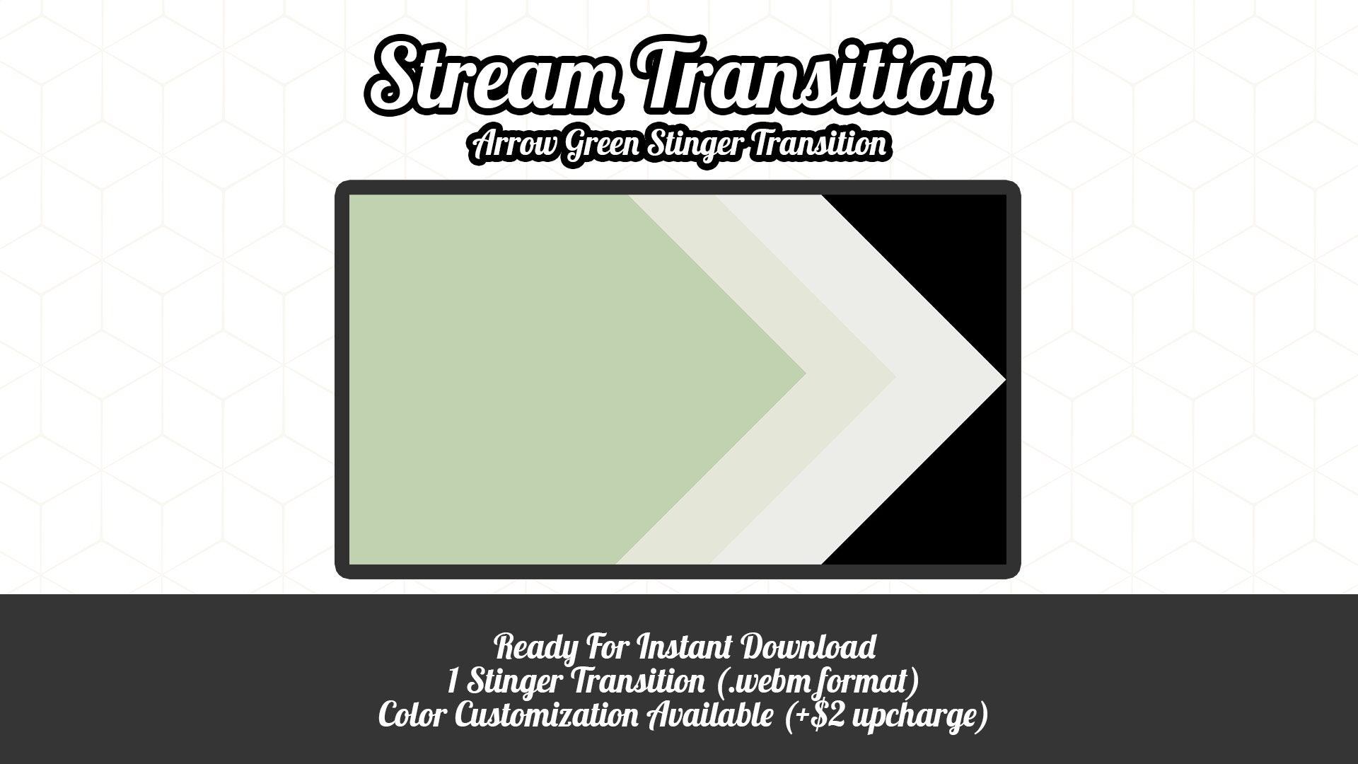Arrow Stinger Transition Green Variation custom Order Request - Etsy