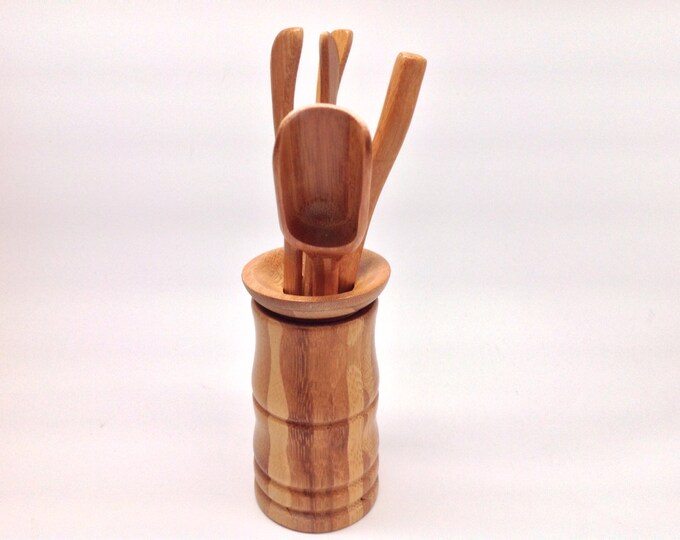 Bamboo Tea Utensil Set /6pcs Best Seller Tool High Quality - Etsy