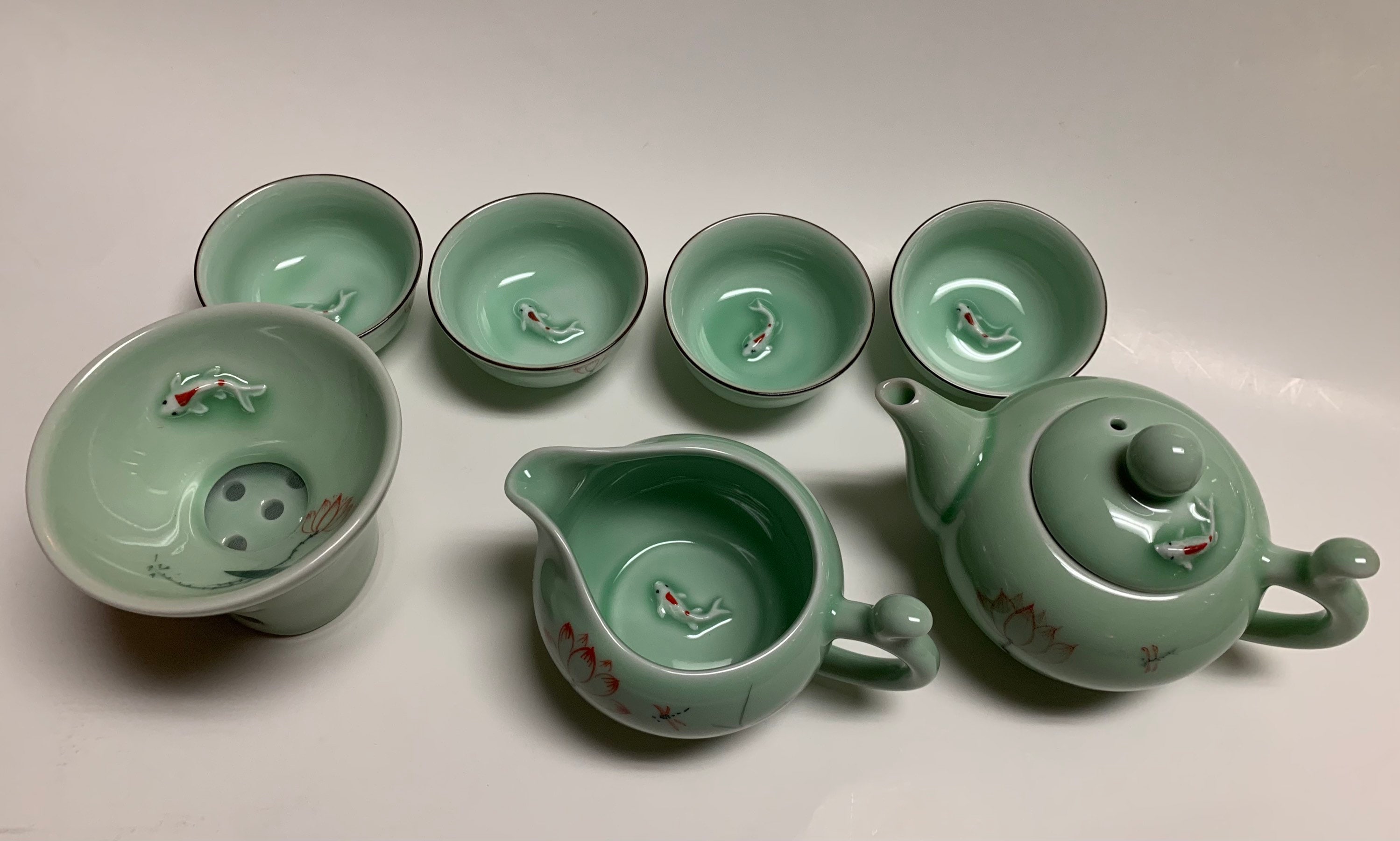 Gaiwan Tea Set With Beautiful Tea Tray Great Starter Tea Set - Etsy