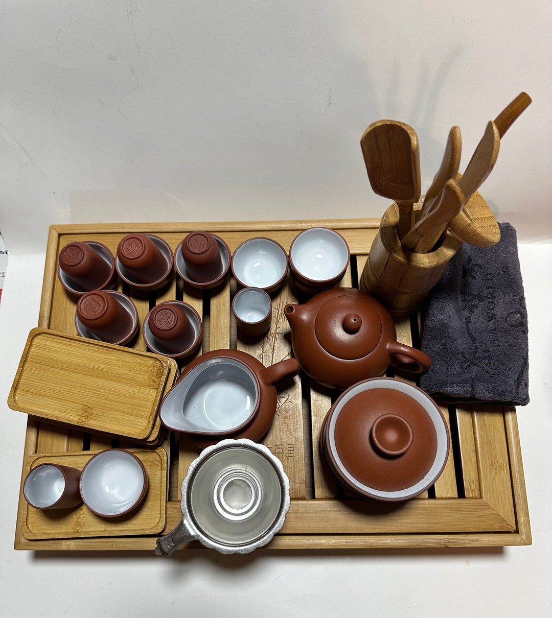 Yixing Tea Set Large Set #238 - Etsy