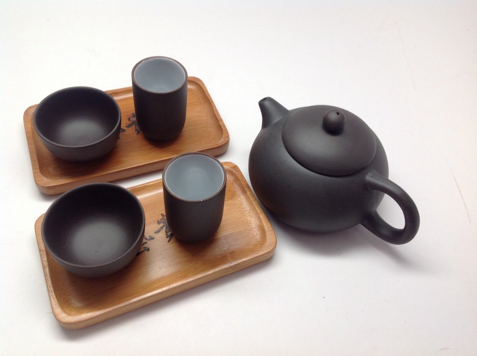 Beautifully Crafted Yixing Tea Set One Pot With 4 Cups - Etsy