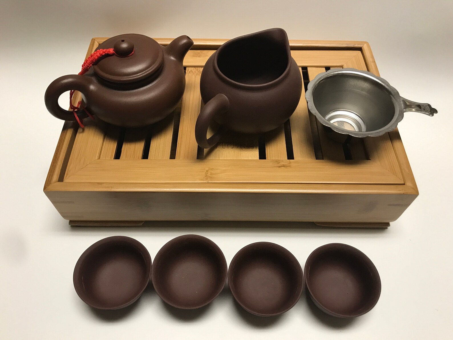 Yixing Tea Set 10pcs With Small Size Bamboo Tea Tray 10x8x3tea - Etsy