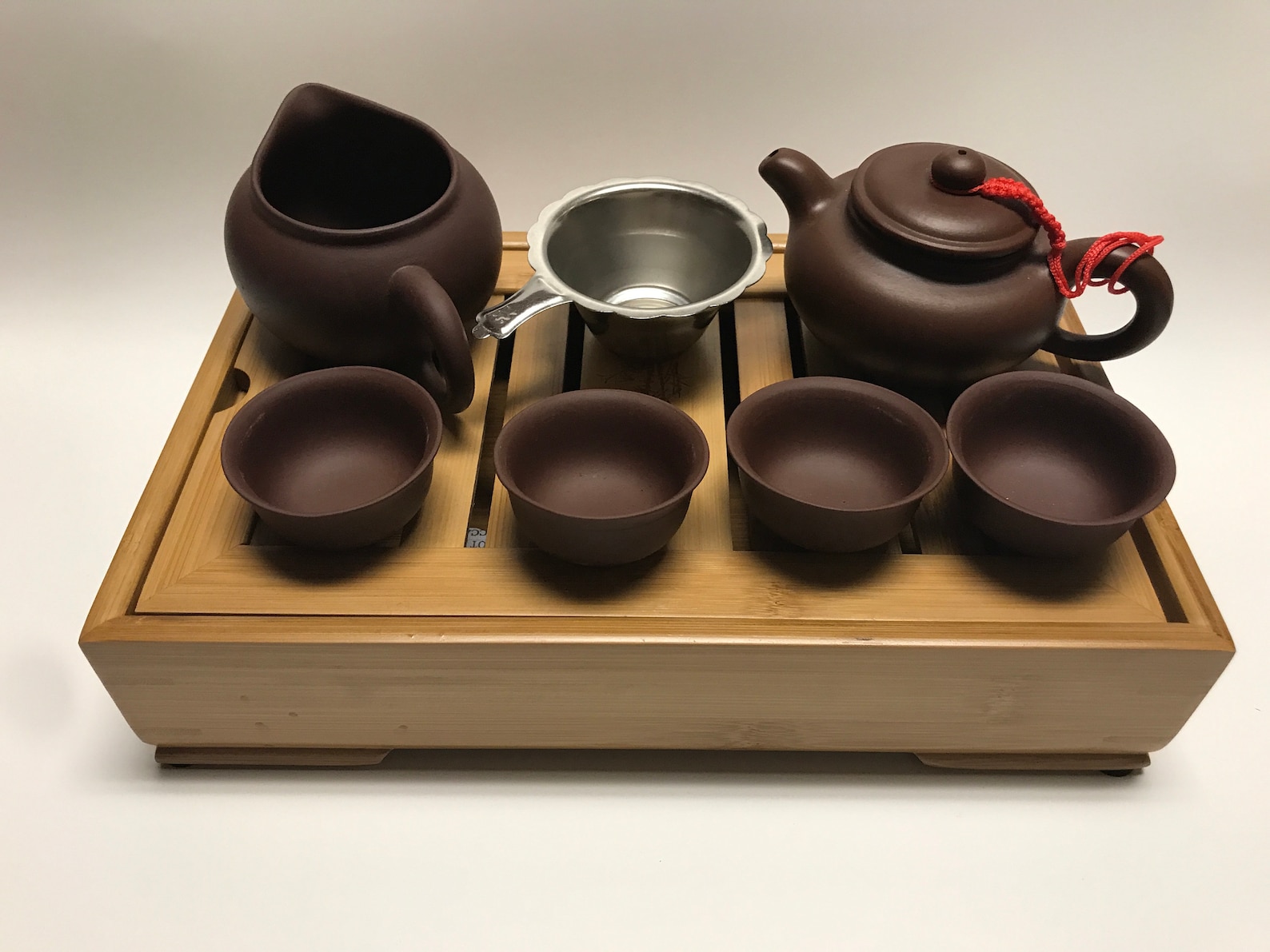 Yixing Tea Set 10pcs With Small Size Bamboo Tea Tray 10x8x3tea - Etsy