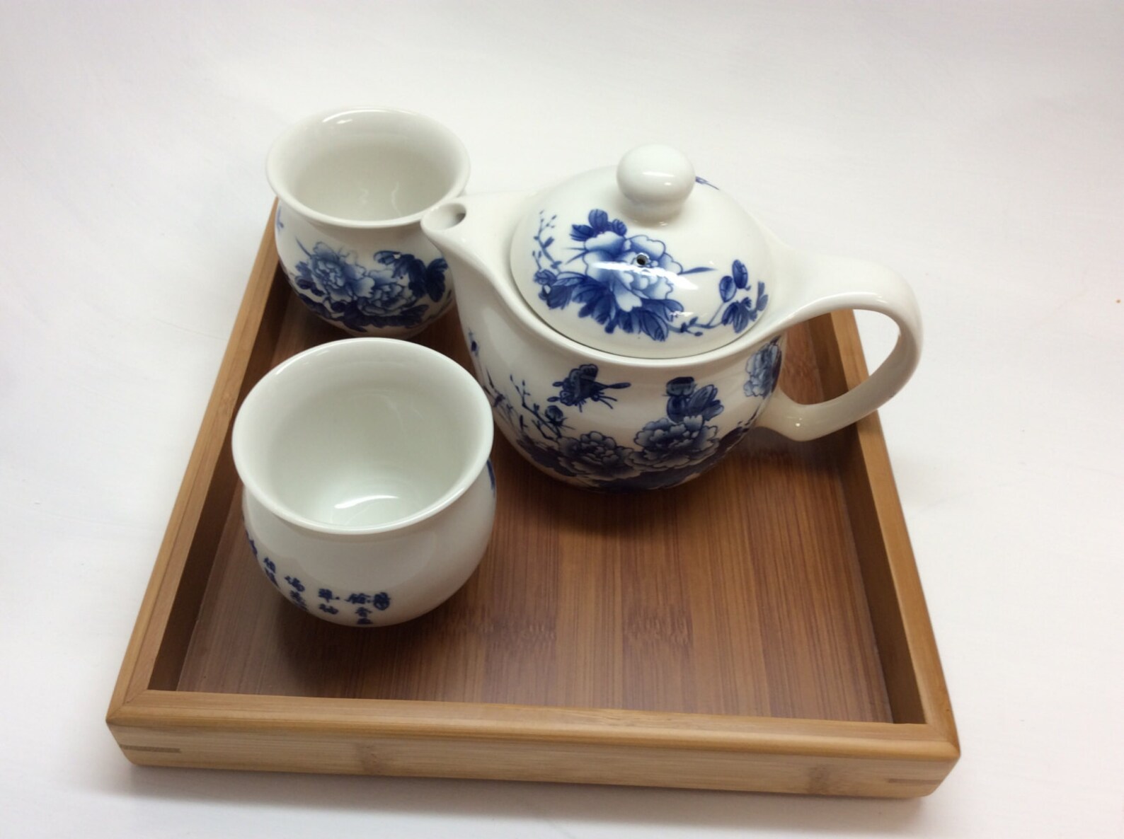 Chinese Tea Set One Pot With Two Cups so Beautiful Best | Etsy