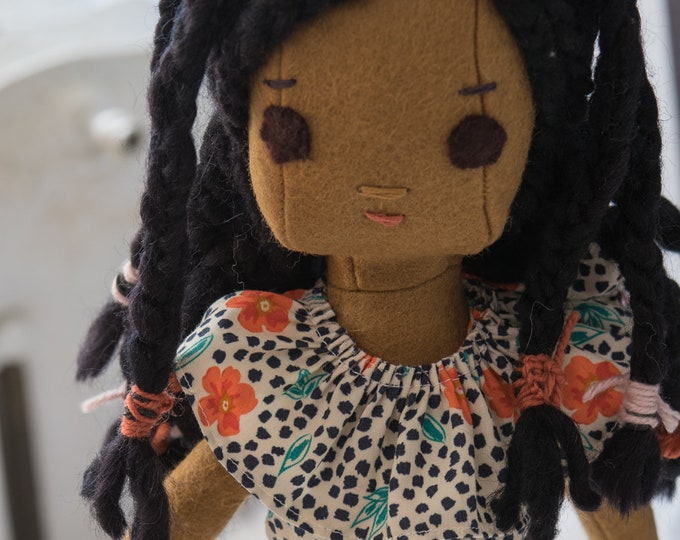 African American Rag Doll - Etsy