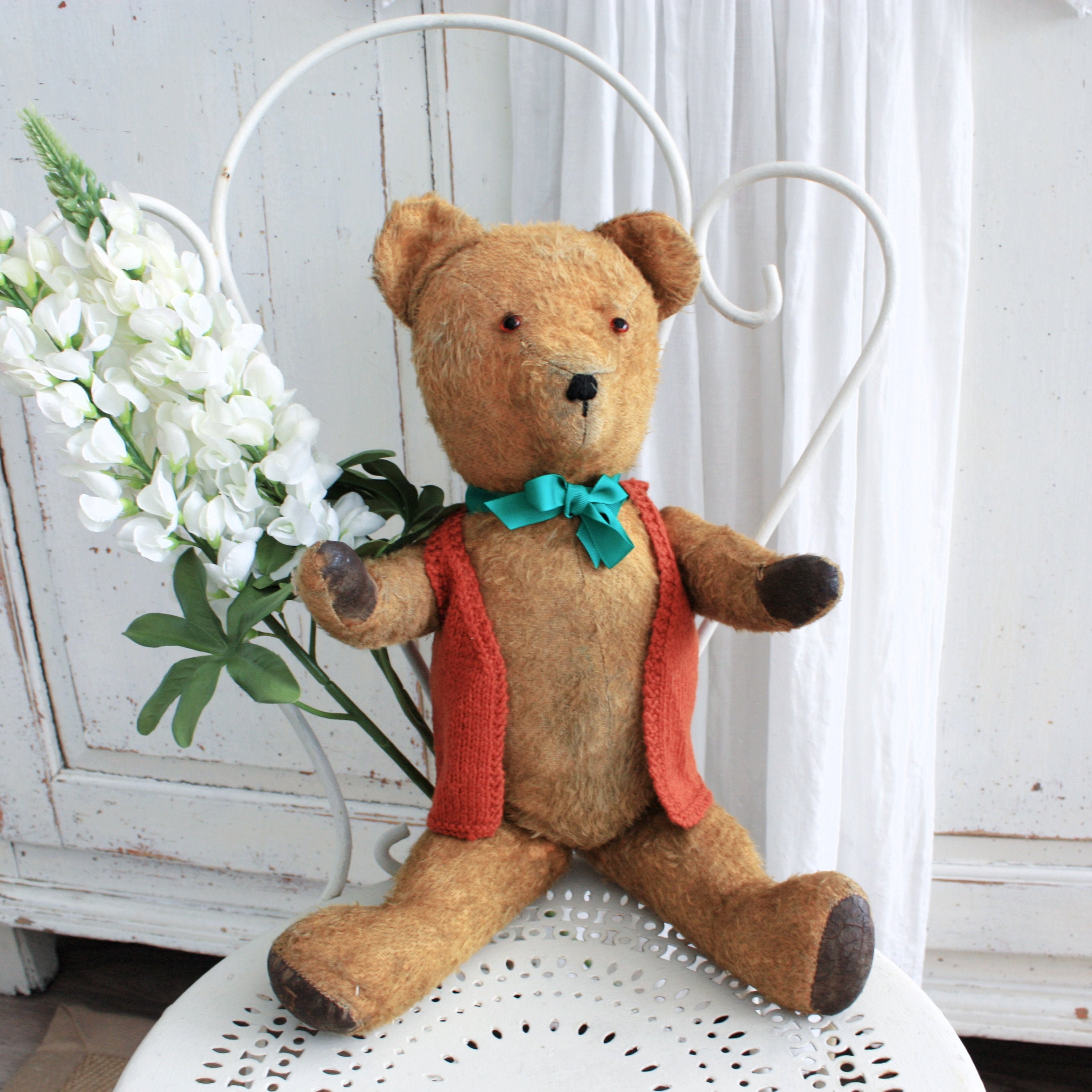 Toys & Games Stuffed Animals & Plushies Toys Vintage Bear Teddy Mohair ...