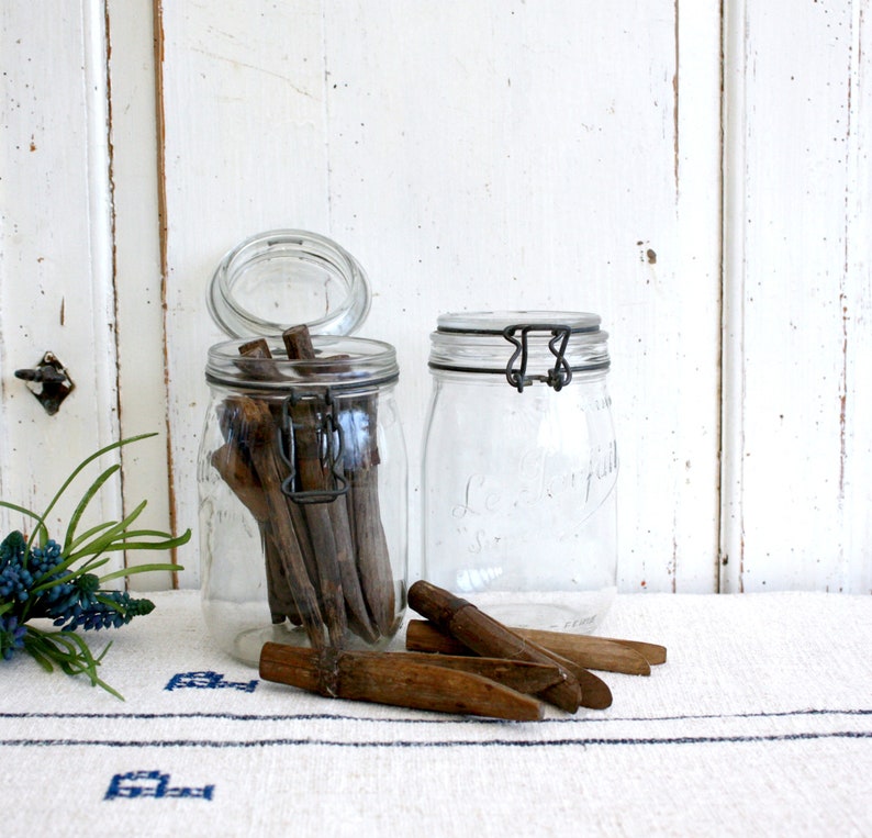 Pair of Vintage French Canning Jar LE PARFAIT Transparent - Etsy