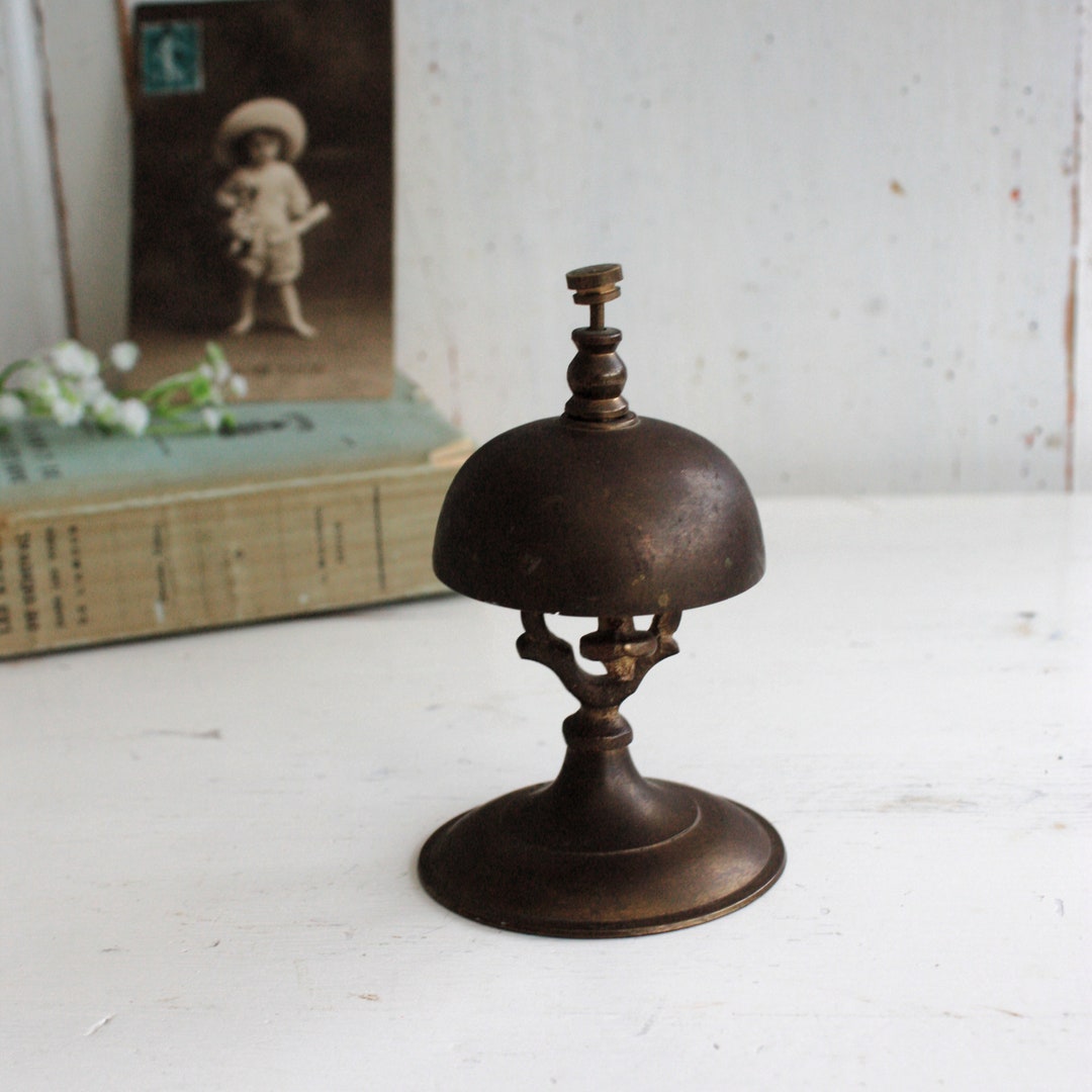 Original French Brass Shop or Hotel Bell - Etsy