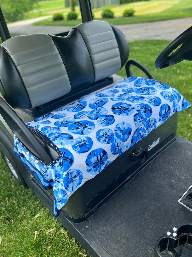 Blue Shells Terry Golf Cart Seat Cover | Etsy