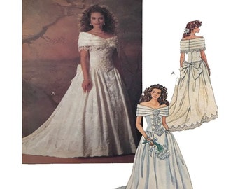 Butterick 6926 Princess Seam Dropped Waist Optional Bustle - Etsy