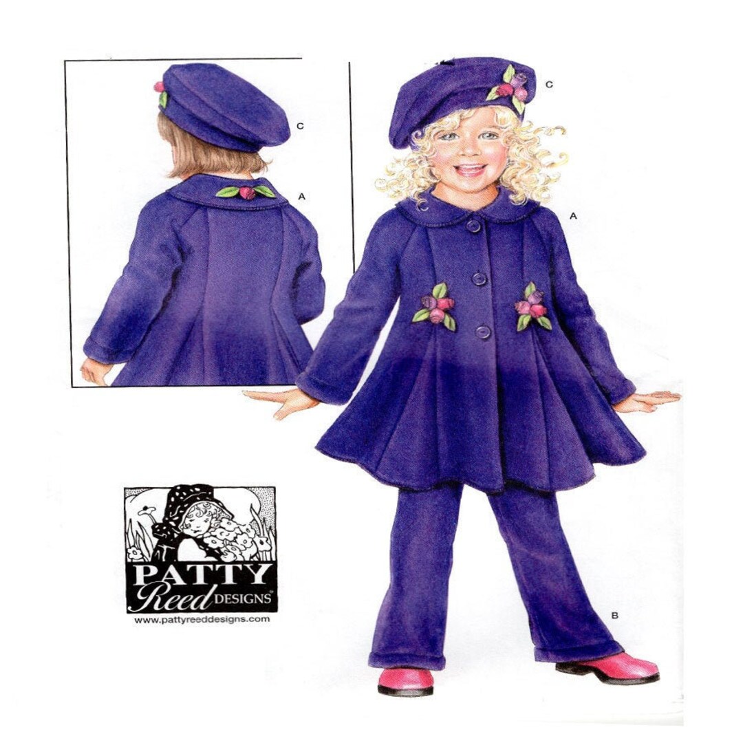 Simplicity 2745 Designer Girl Jacket Pant Set With Matching Tam Hat ...
