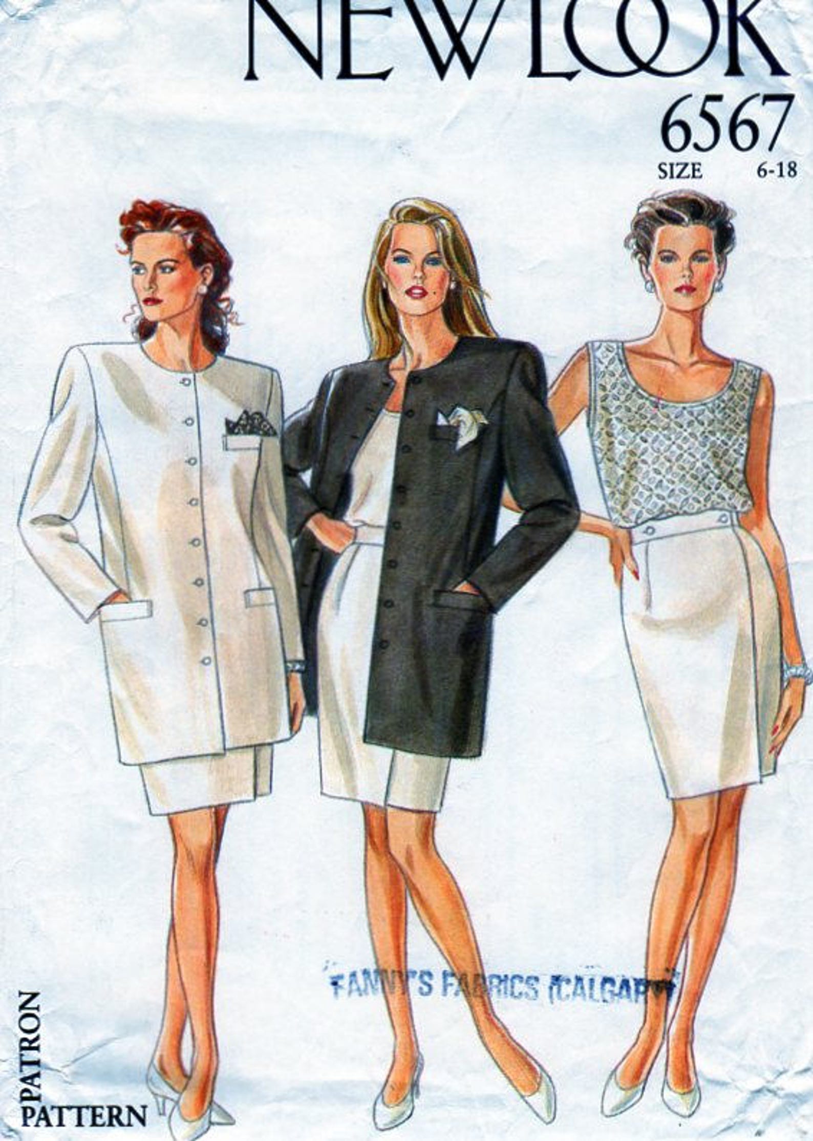 New Look 6567 Women Suit Pattern Button Front Jacket - Etsy