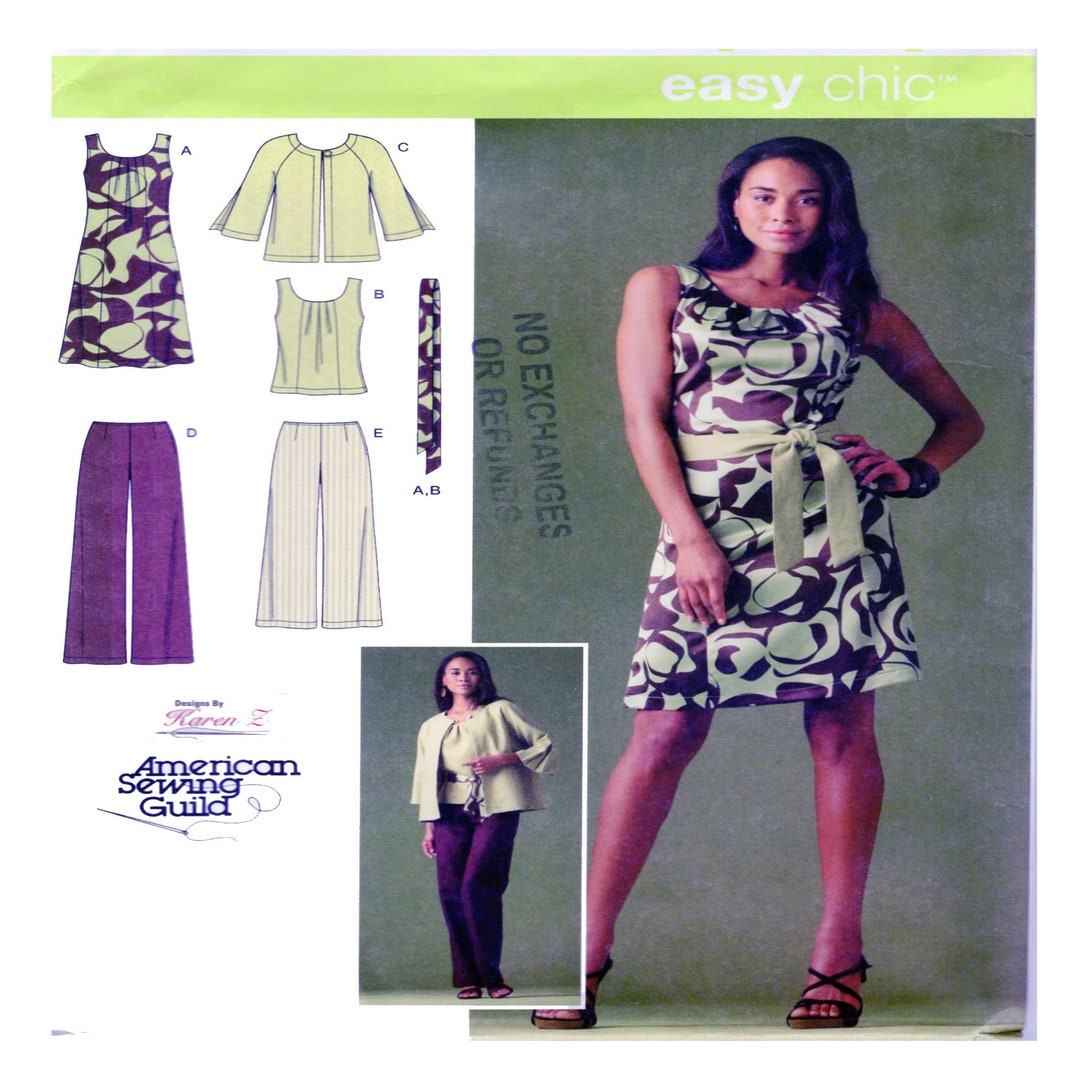 Simplicity 2938, Women Coordinates, Jacket, Sleeveless Fitted Top ...