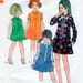 Style 2596, Girl Dress, Sewing Pattern, Long Sleeve Dress, Short Sleeve ...