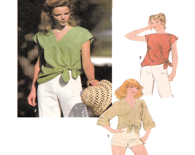 Simplicity 8587 Women Top Sewing Pattern, Pull Over Top, Neckline ...